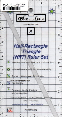Bloc Loc Half Rectangle Triangle Set Large hrt 2 1 lg – River's Edge ...
